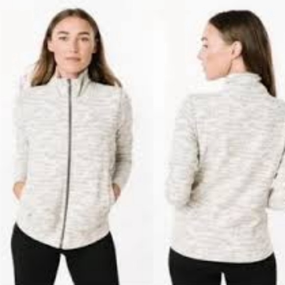 ZYIA | Jackets & Coats | Zyiaactive Combo Cream Jacket | Poshmark